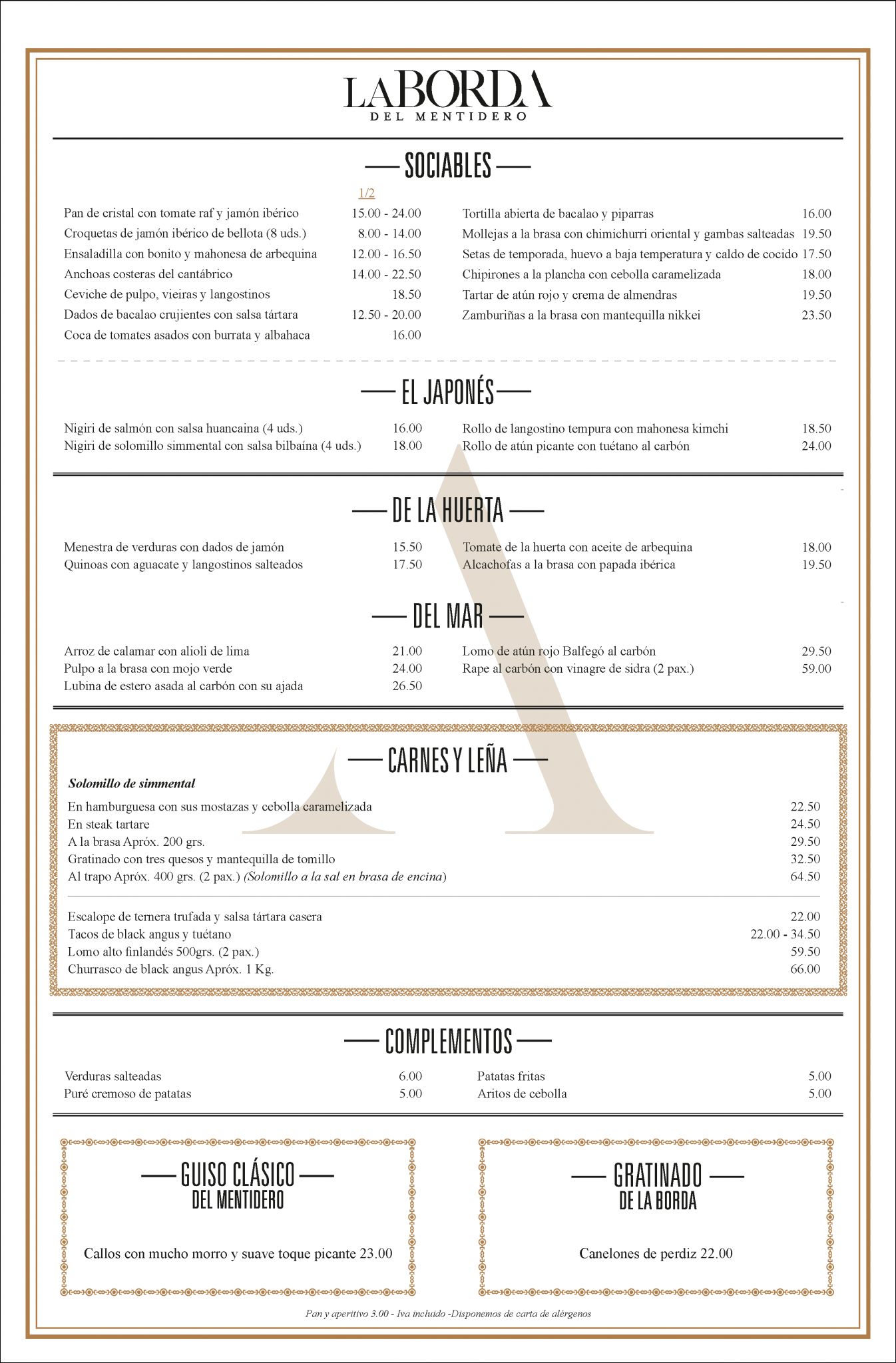 Carta Principal Borda - Grupo Mentidero